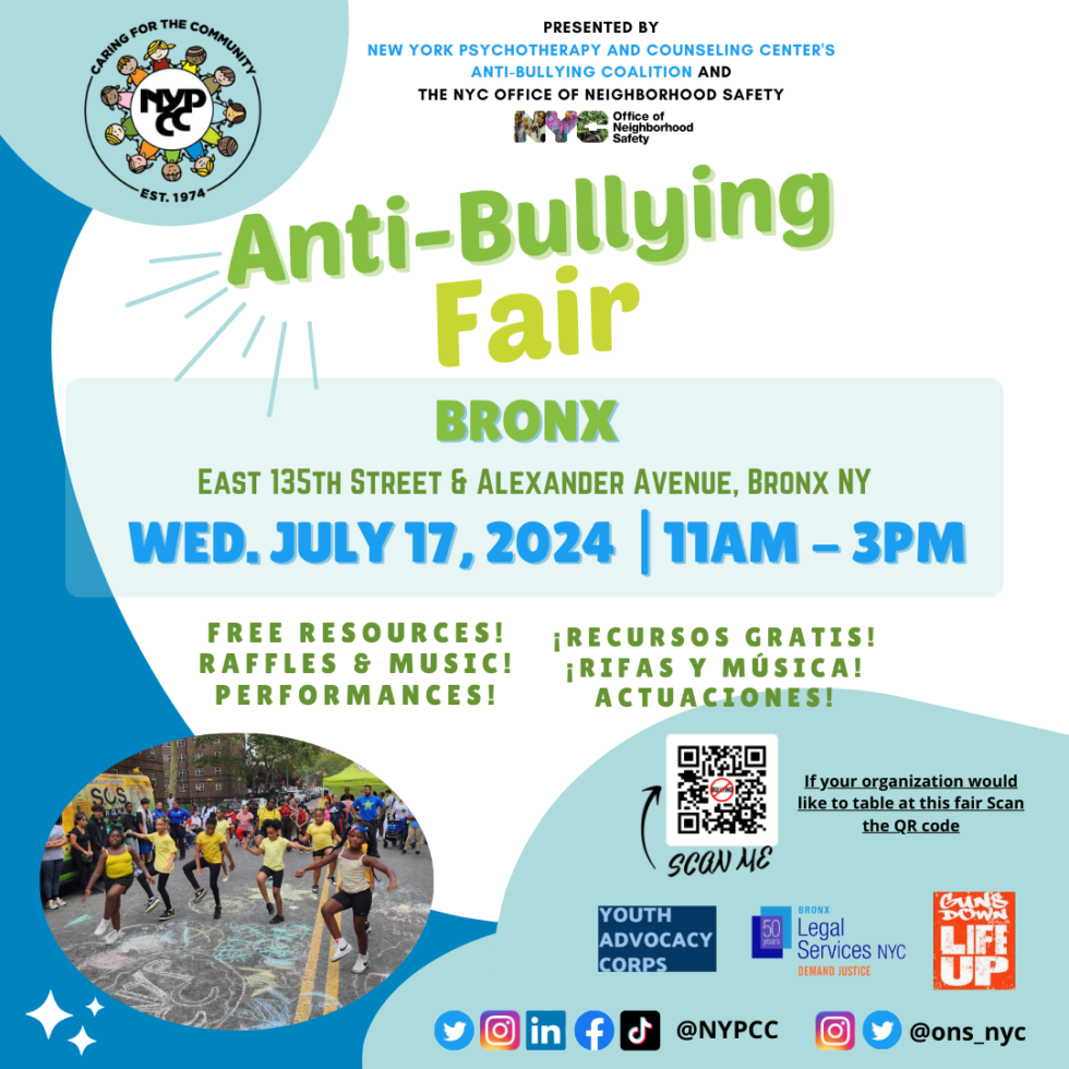 Anti-Bullying - New York Psychotherapy & Counseling Center (NYPCC)