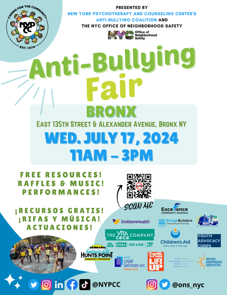 Anti-Bullying - New York Psychotherapy & Counseling Center (NYPCC)